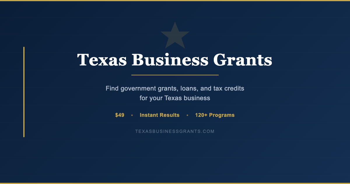 Dallas Fort Worth Business Grants 2026: City, County, and Regional ...